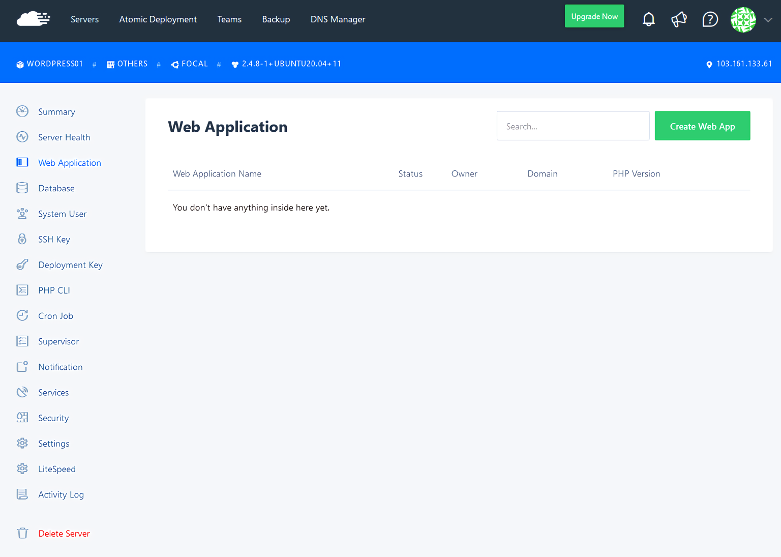 How to Begin Using RunCloud on GBCloud - Blog - GB Cloud
