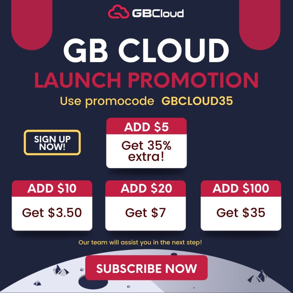 GBCloud Current Promotion - Blog - GBCloud
